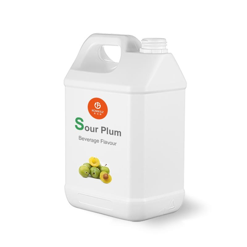 Sour Plum Flavor Liquid Fruit Flavour For Beverage Soft Black Plum Juice Syrup Of Sour Plum